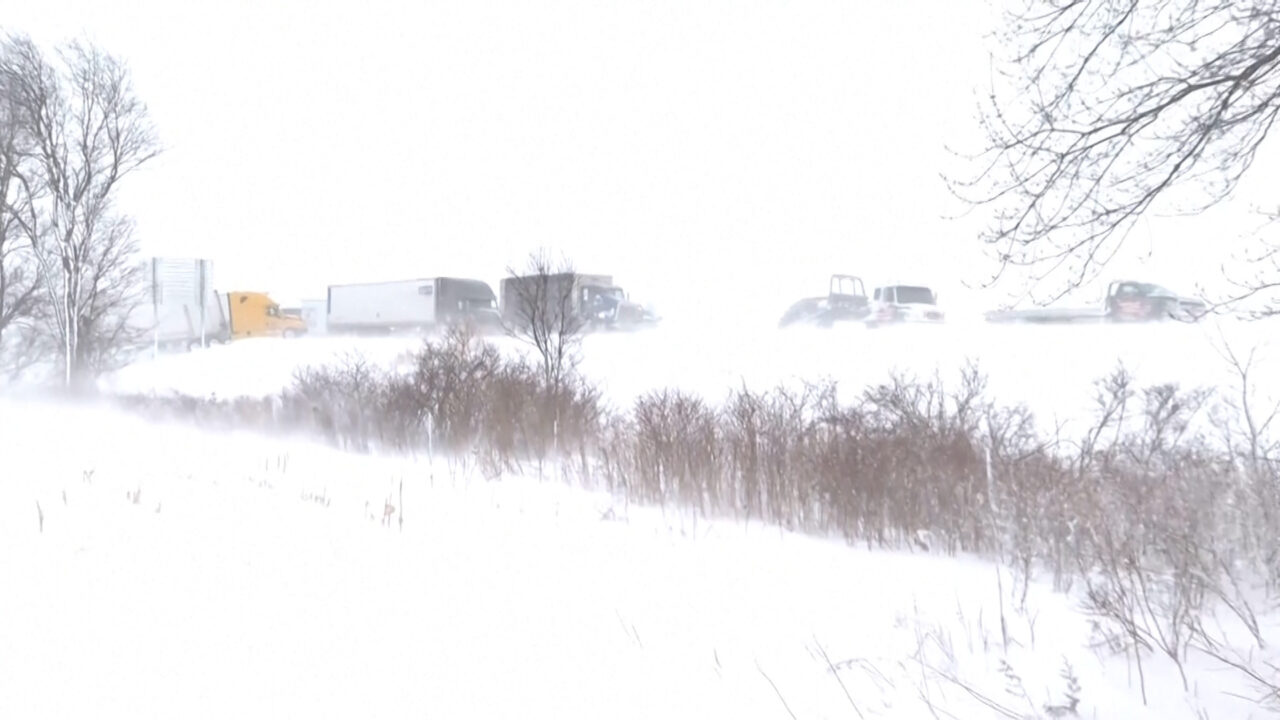 Massive Multi-Vehicle Pile-Up Occurs in Michigan Amid Severe Snowstorm ...