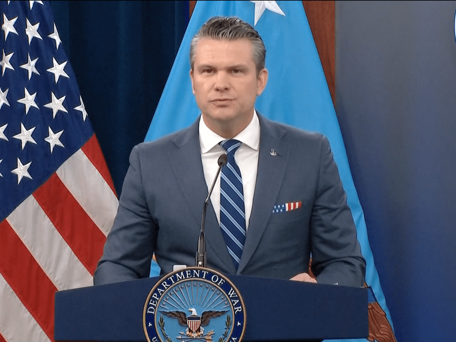 US Defense Secretary Pete Hegseth Criticizes Media Coverage of War on ...
